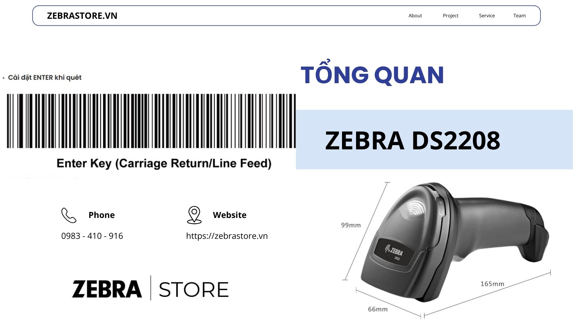 Cách thiết lập Set Enter cho máy quét mã vạch Zebra DS2208 | Hướng dẫn ...
