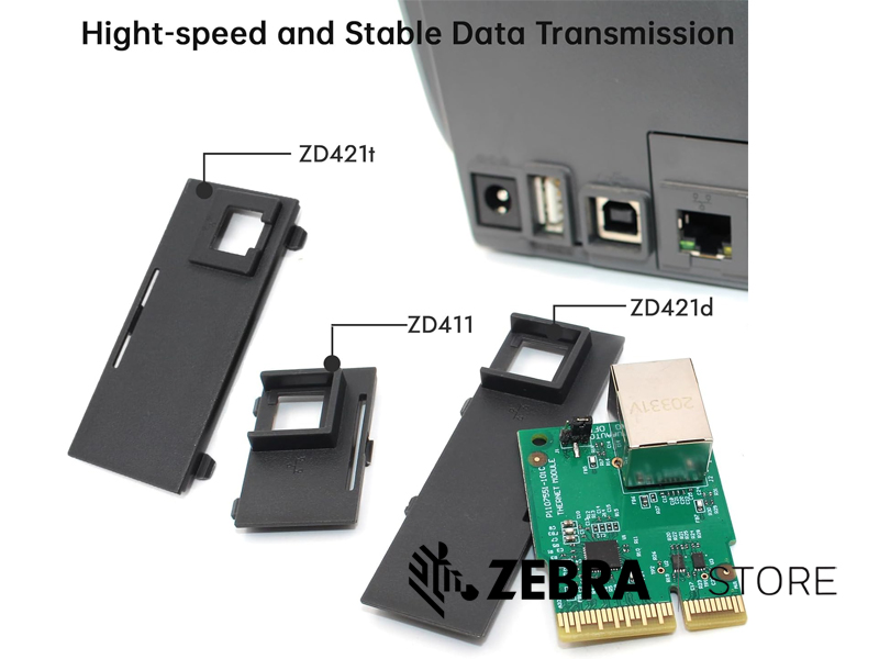 Card mạng Ethernet Zebra ZD421 (P1112640-015) | Mô-đun LAN chính hãng ...